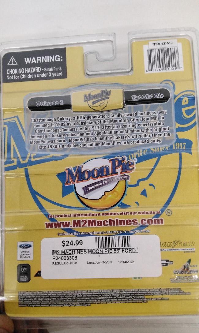 M2 MACHINES MOON PIE 56' FORD DIE CAST Very Good | Pawn 1 | Spokane | WA