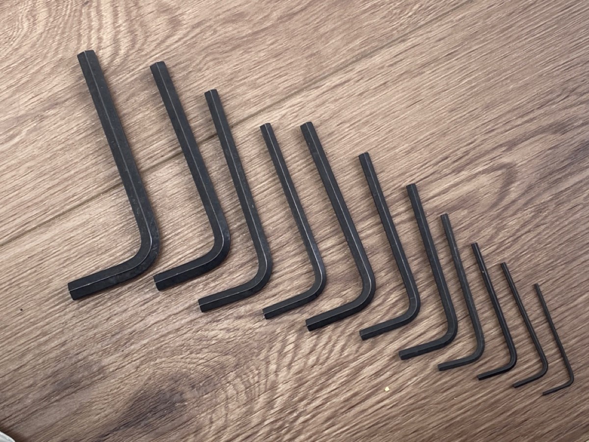 CRAFTSMAN 11PC METRIC HOLLOW SET SCREW KEY ASSORTMENT IN PACKAGE 46679 ...