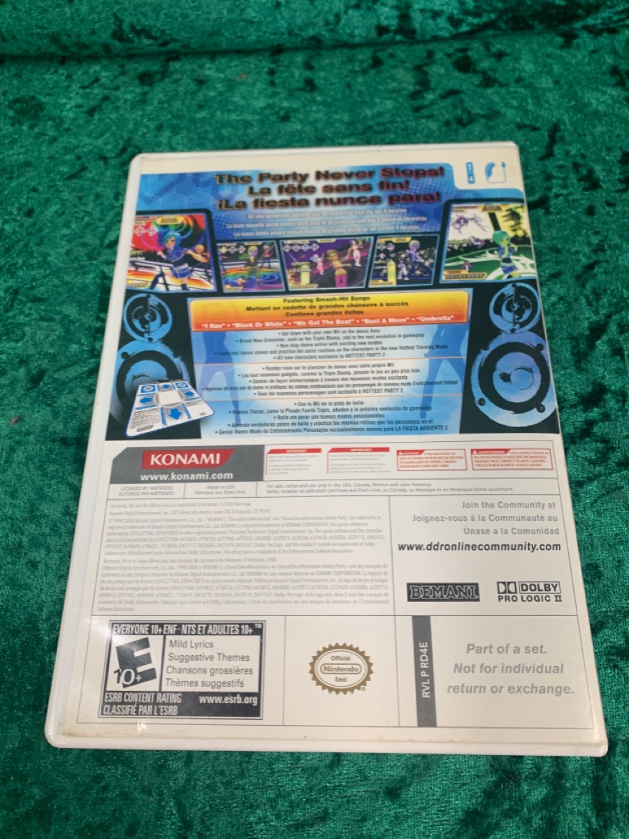 NINTENDO WII DANCE DANCE REVOLUTION HOTTEST PARTY 2 Very Good | Buya