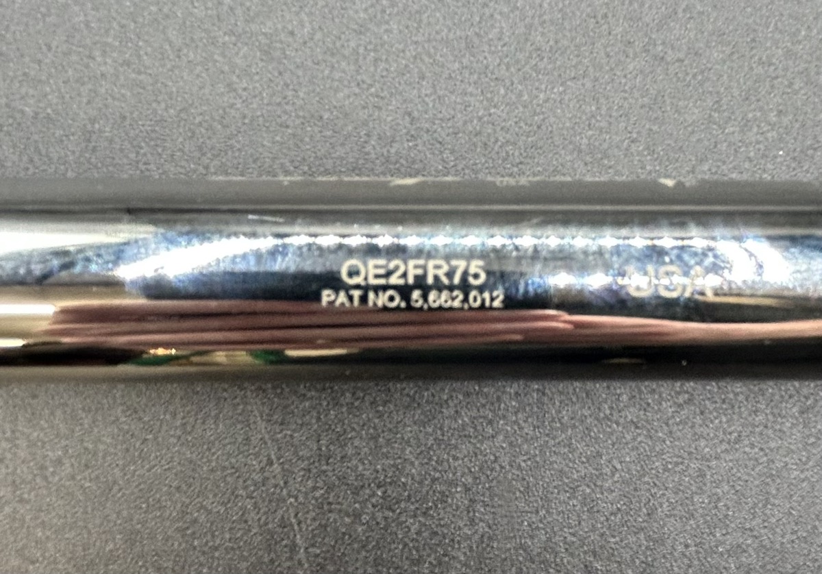 SNAP-ON QE2FR75 3/8" DRIVE FLEX HEAD TORQUE WRENCH Like New | Buya