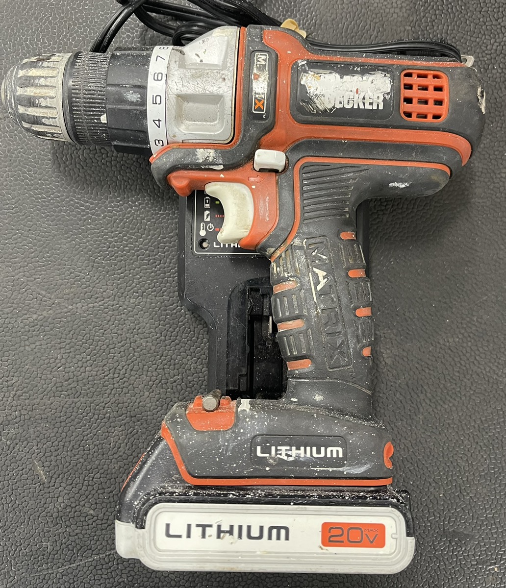 BLACK & DECKER MATRIX 20V DRILL Good | Buya