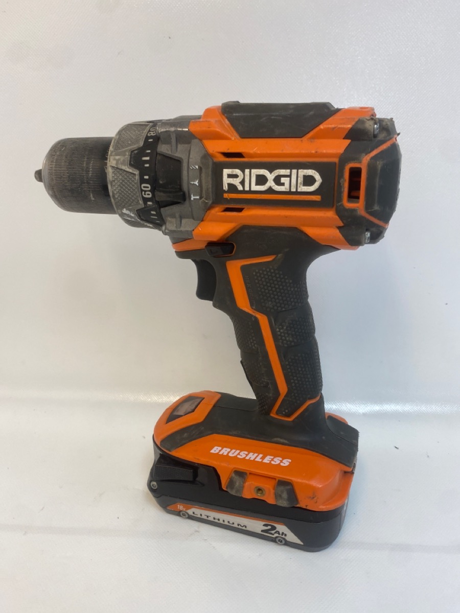 RIDGID TOOLS 18V HAMMER DRILL R86116 Very Good | Buya