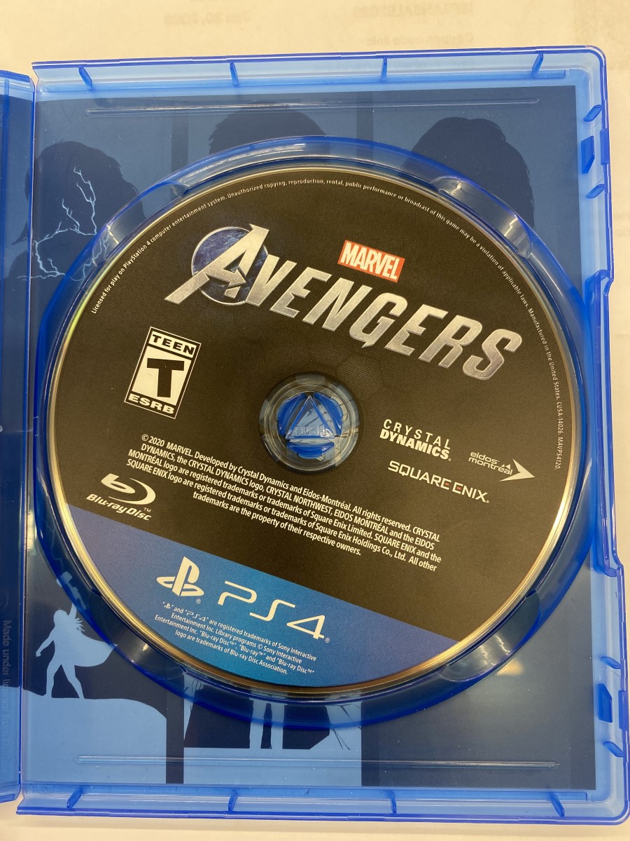 SONY PLAYSTATION 4 GAME: MARVEL AVENGERS Very Good | Buya
