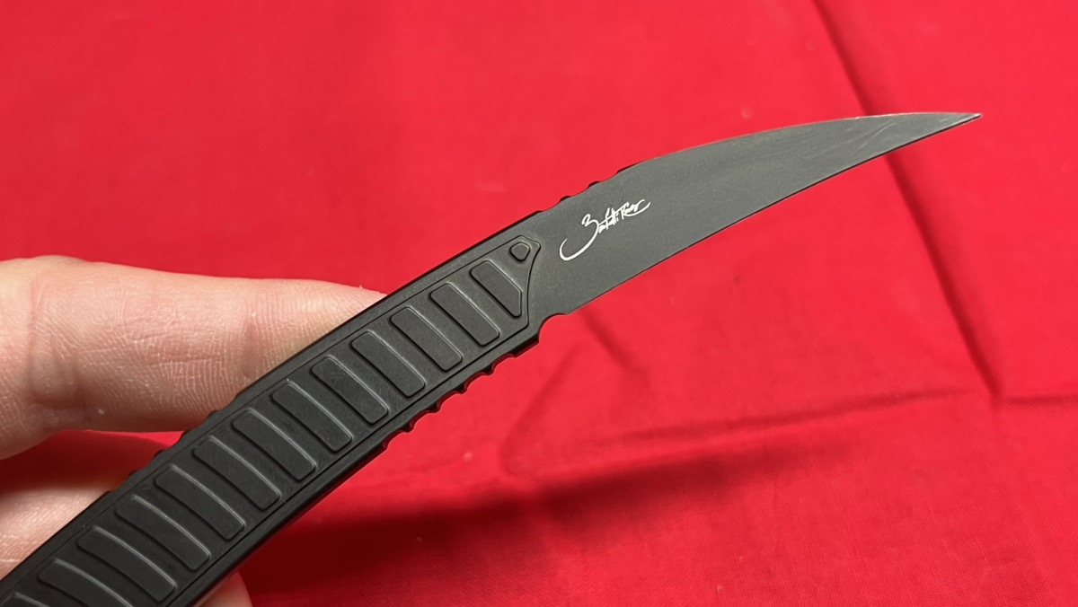 Microtech/Bastinelli Creations 215-1DLCS Signature Series Feather Fixed ...