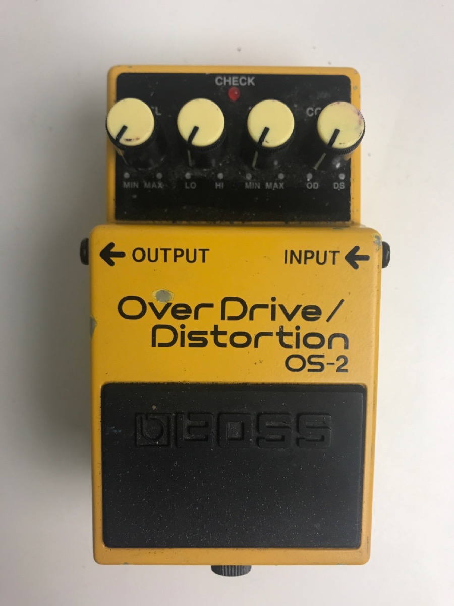 BOSS OVERDRIVE DISTORTION OS-2 EFFECTS PEDAL Acceptable | Buya