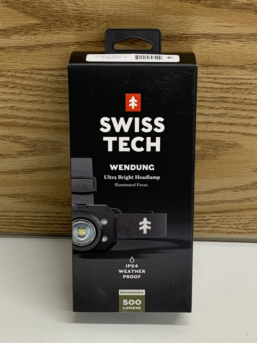SWISS TECH WENDUNG RECHARGEABLE LED HEADLAMP, IPX4 Brand New | Buya