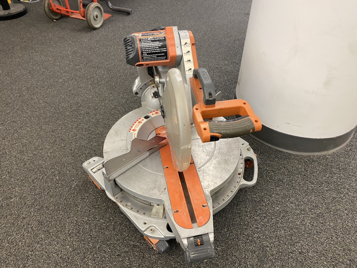 RIDGID TOOLS MS1290LZA 15 AMPS 12" MITER SAW NO BAG Good | Buya