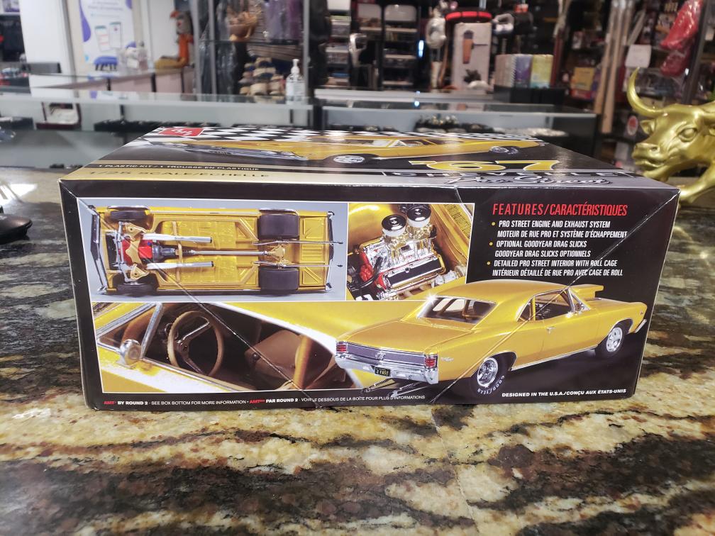 1967 CHEVROLET CHEVELLE PRO STREET MODEL KIT 1/25 SCALE AMT Like New | Buya