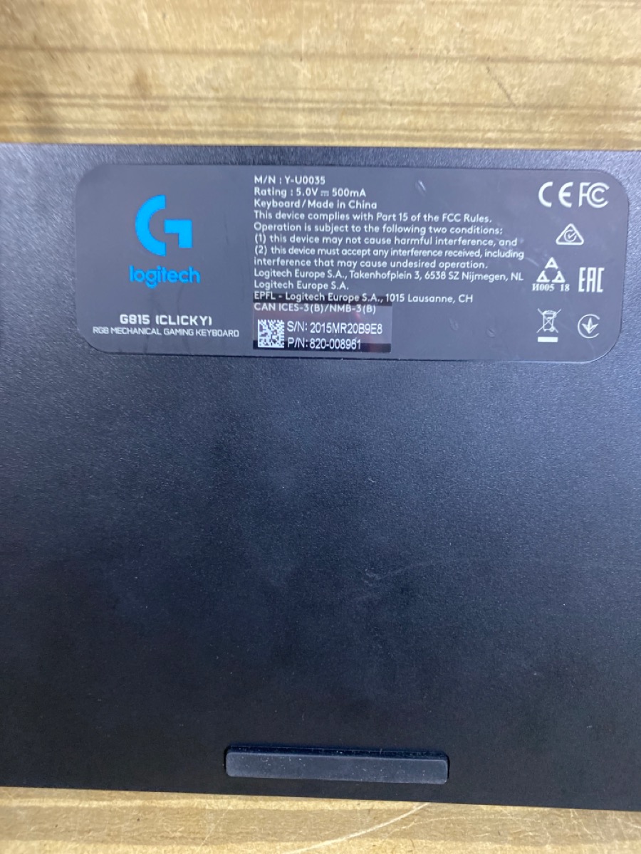 LOGITECH G815 LIGHTSYNC RGB MECHANICAL GAMING KEYBOARD Very Good | Buya