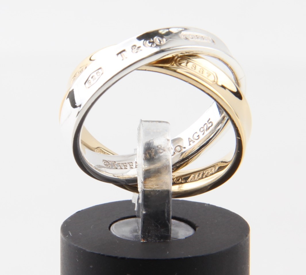 Tiffany & Co Tiffany 1837 Interlocking Circles Ring Very Good | Buya