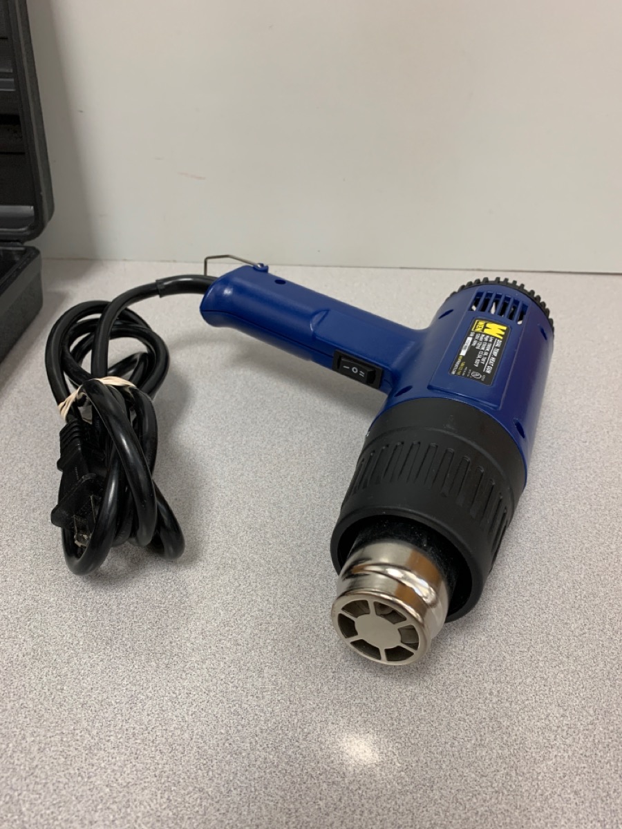 Heat Gun 1500W Hot Air Gun Wind Blower Dual Temperature 4 Nozzles Power ...