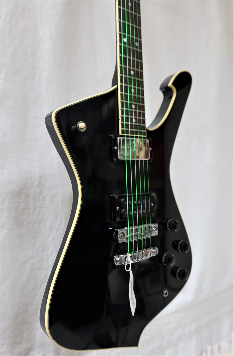 Ibanez Iceman Solid Body Electric Guitar With Green Strings Good | Buya