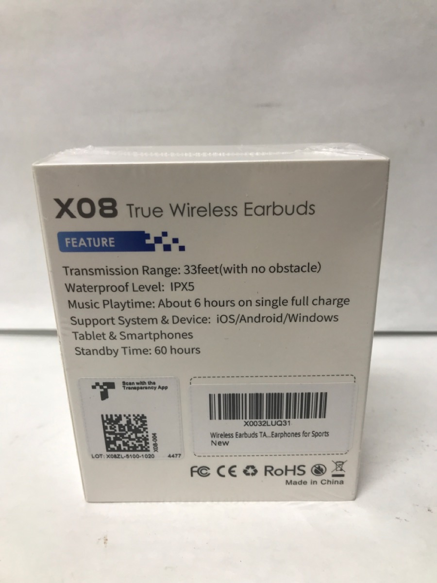 TAGRY X08 EARBUDS w/CHARGING CASE (me-ls) Brand New | Buya