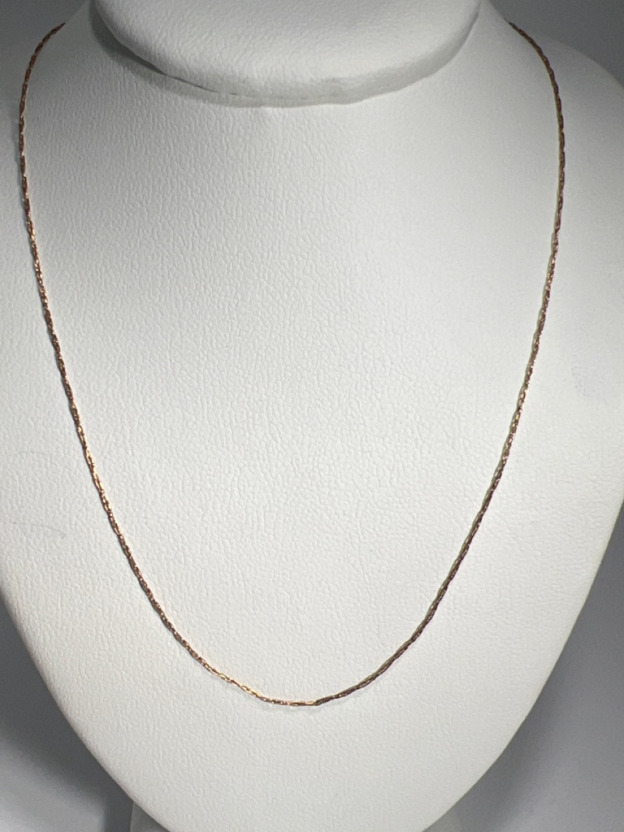 21" Gold Chain 14K Yellow Gold 0.9g Pre-owned | Buya