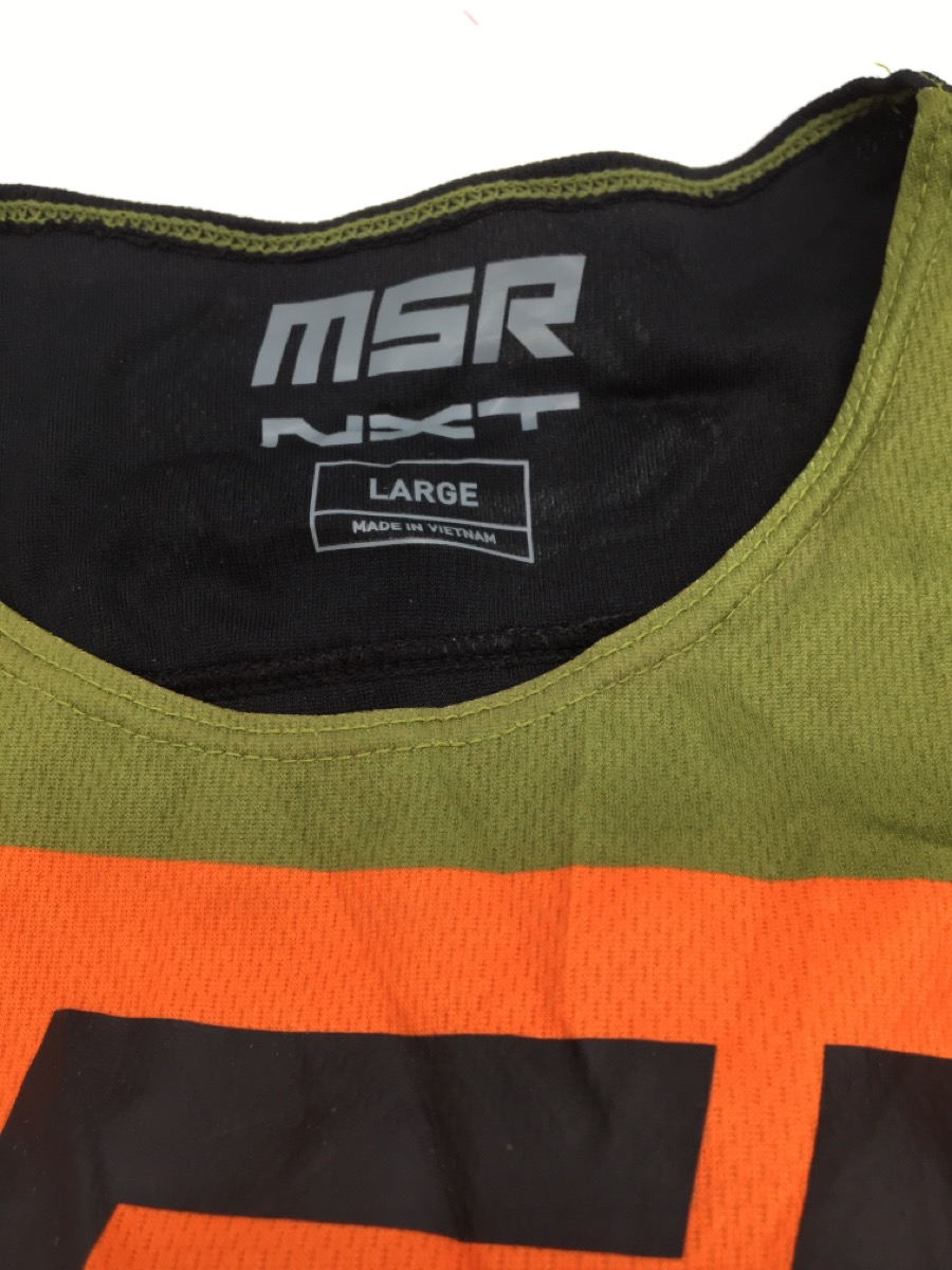 MSR NXT MOTOCORSS PANTS SZ 34 JERSEY SZ LARGE Good | Buya