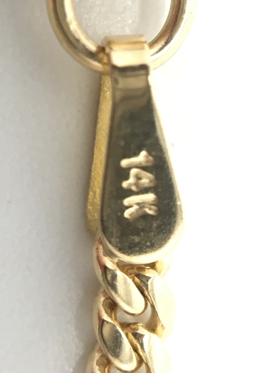 18" 14K Yellow Gold 2.0mm Curb Chain Necklace Lobster Clasp Closure New ...