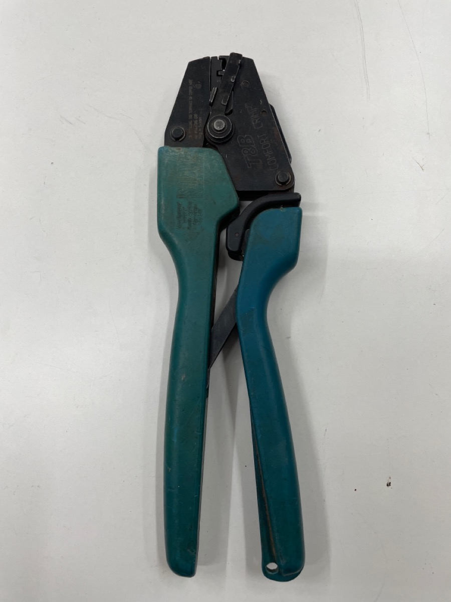 *T&B ERG2500, BLUE HANDLED ERGONOMIC ABC CRIMPING TOOL Good | Buya