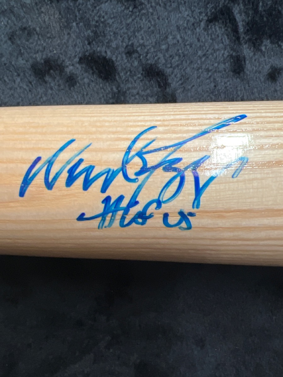 WADE BOGGS RAWLINGS PRO AUTOGRAPHED BASEBALL BAT W/COA HOF 2005 Good | Buya
