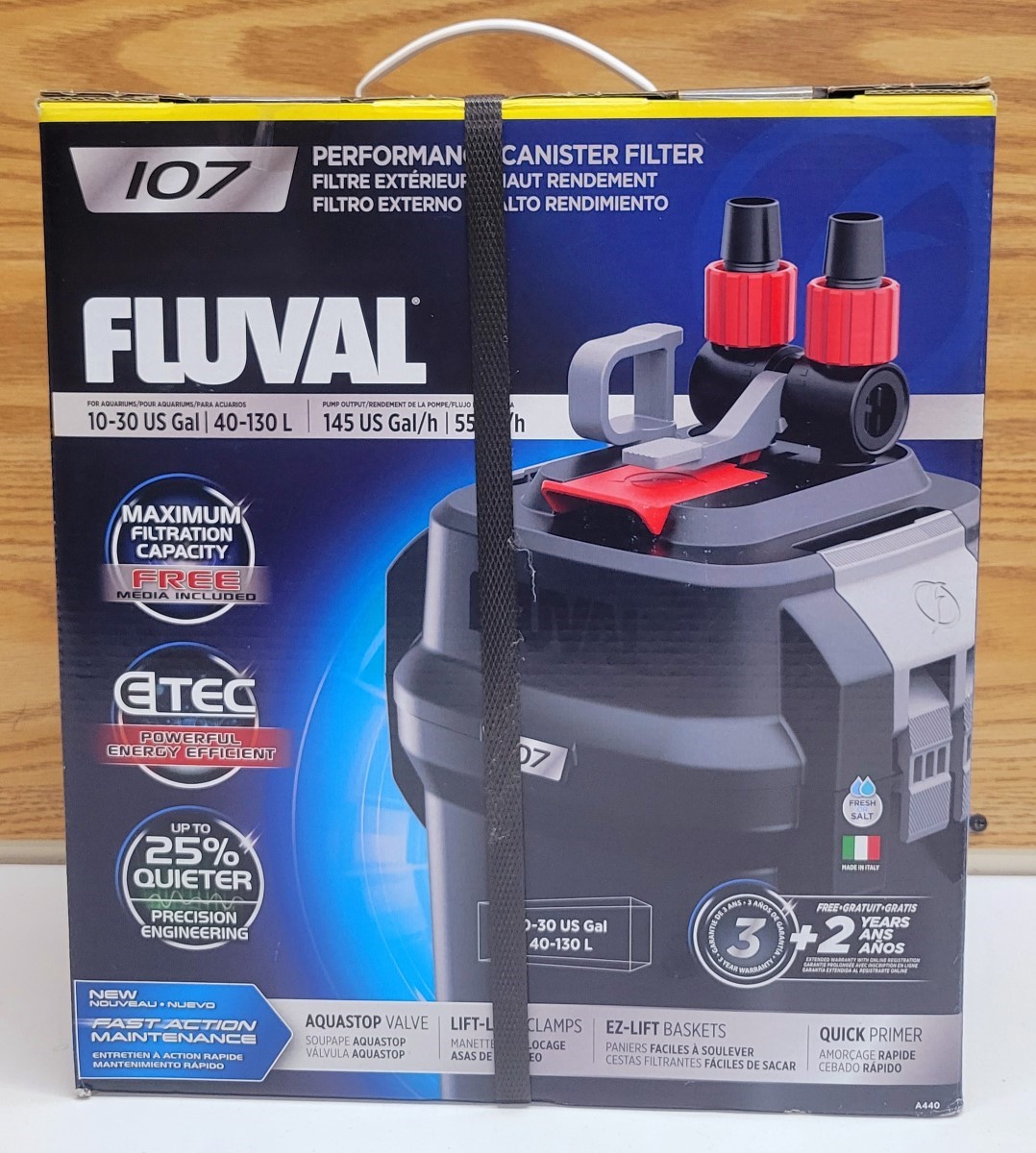 FLUVAL A440 107 SERIES PERFORMANCE CANISTER FILTER A440 107 SERIES ...