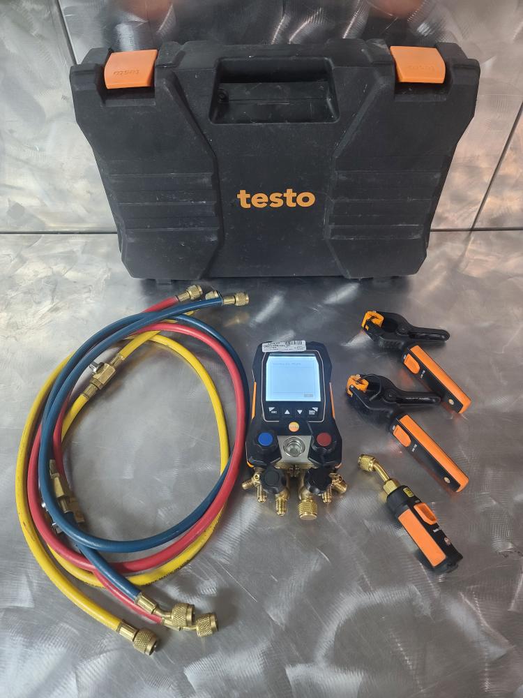 TESTO 557s DIGITAL MANIFOLD KIT IN CASE Very Good | Buya