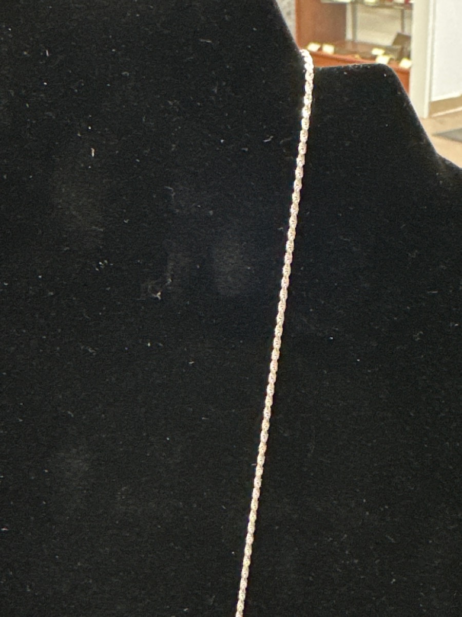 THIN ROPE CHAIN 4.3 GRAMS 925 STERLING SILVER 24" New | Buya