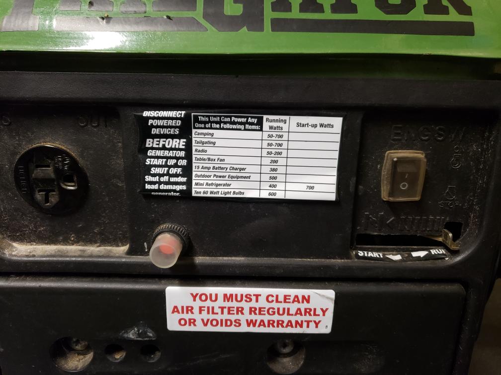 HARBOR FREIGHT TOOLS TAILGATOR 63CC Very Good | Buya