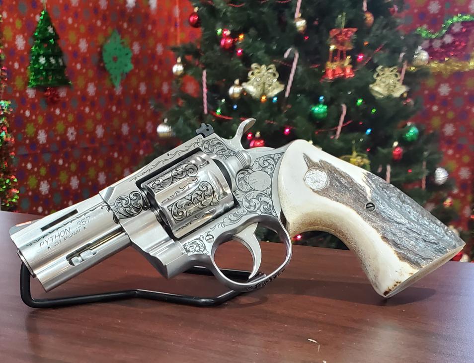 COLT FIREARMS PYTHON ENGRAVED 3 INCH Brand New | Shaw's R&R Jewelry and ...