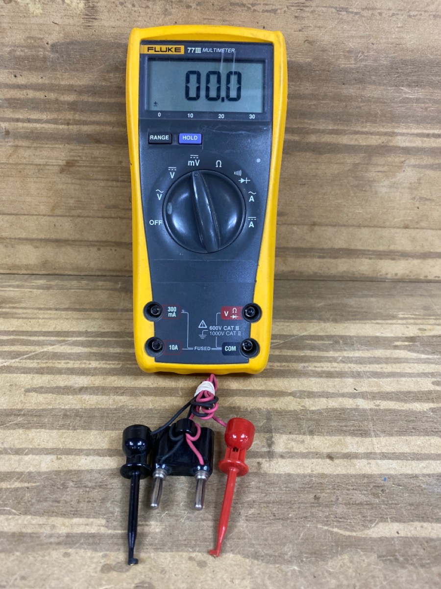 FLUKE 77-III Series III Digital Multimeter + Leads Good | Buya