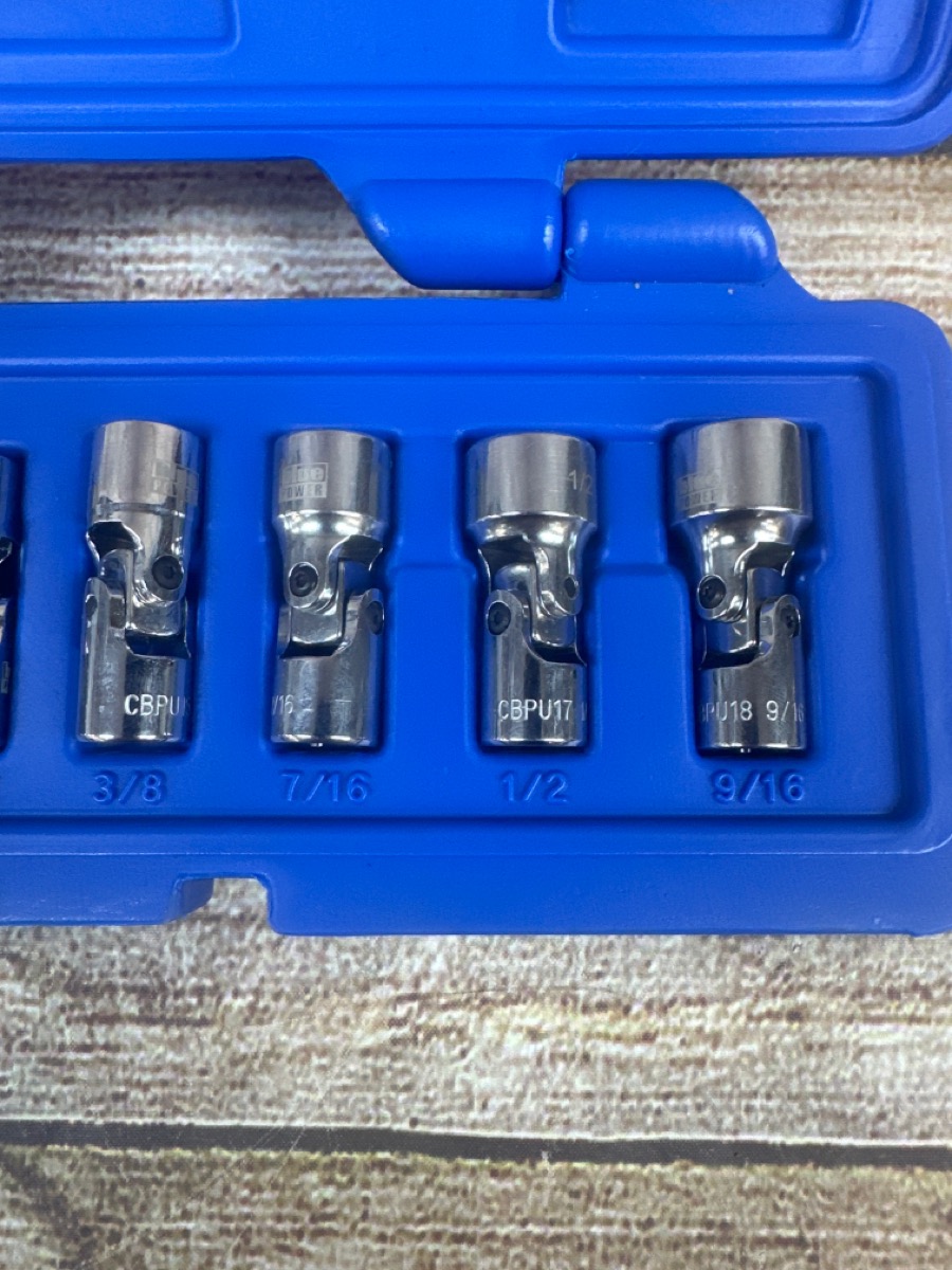 Cornwell 8 Piece 1/4" Drive Bluepower SAE Universal Socket Set - CBPU1 Very Good | Buya