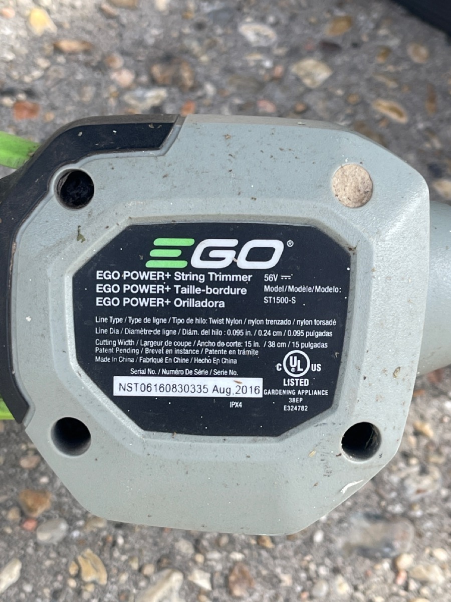 EGO POWER+ ST1500-S 15-INCH 56-VOLT LITHIUM-ION STRING TRIMMER (AE-NKB ... EGO POWER+ ST1500-S 15-INCH 56-VOLT LITHIUM-ION STRING TRIMMER (AE-NKB ...