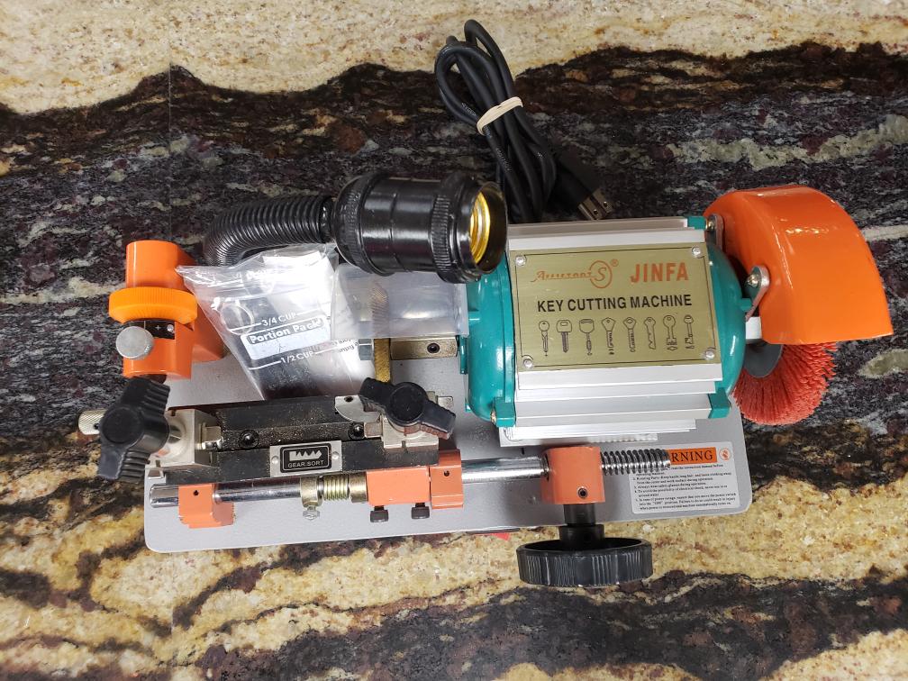 KEY CODE CUTTING MACHINE JINFA 2AS 220V OR 110V KEY CUTTING MACHINES ...