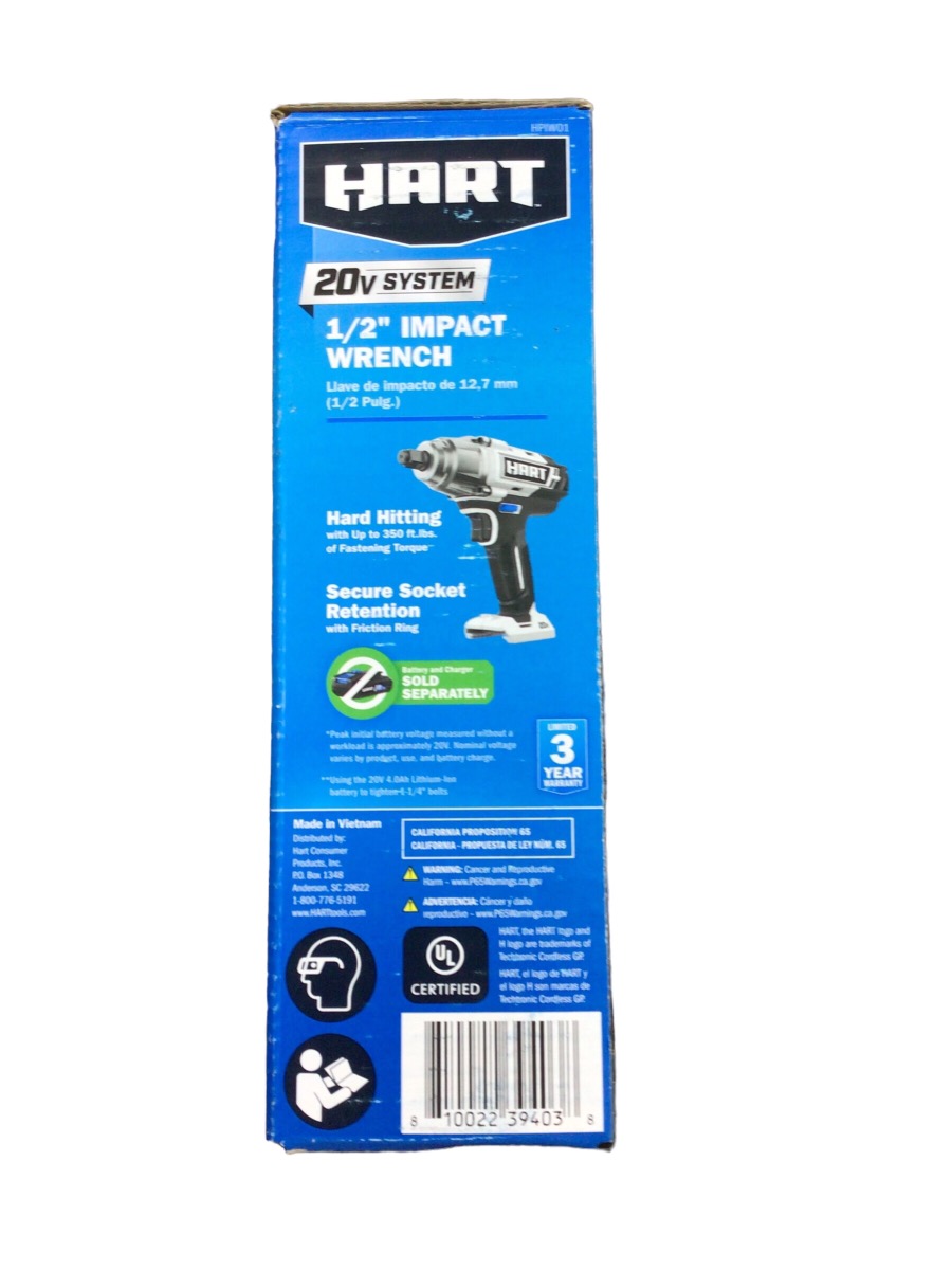 HART TOOL HART HPIW01 Brand New | Buya