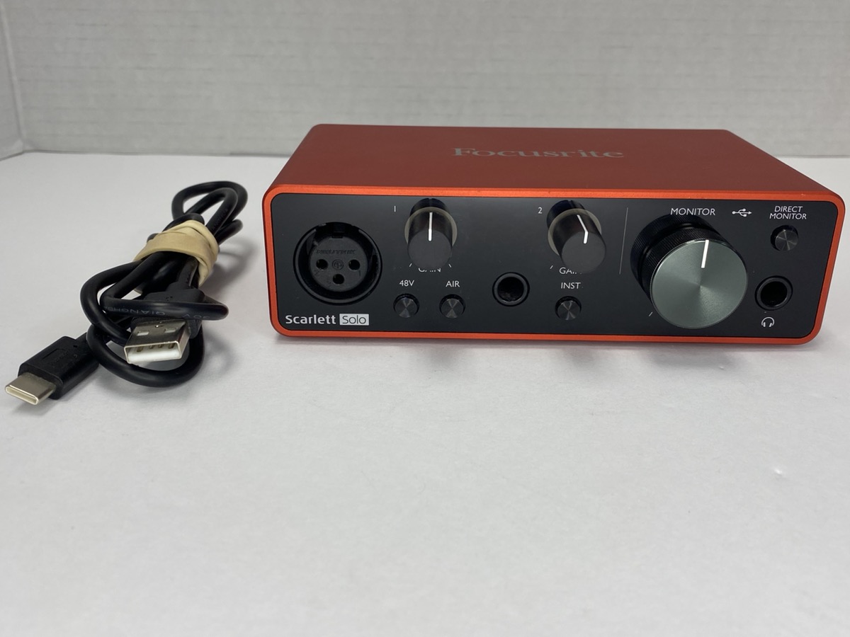 Focusrite Scarlett Solo 3rd Gen 2-Channel Pro Audio Interface Good | Buya