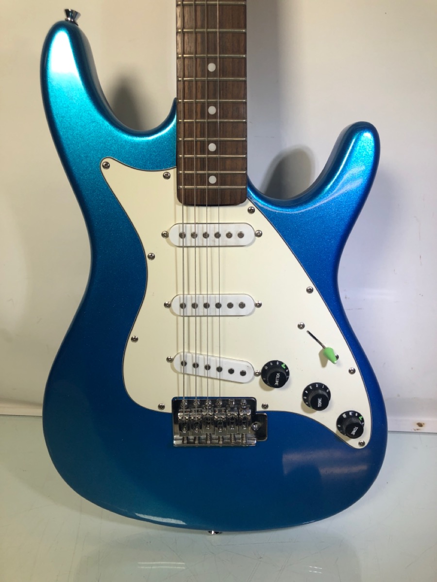 JAY TURSER 6-STRING RH BLUE ELECTRIC GUITAR- NEEDS NEW STRINGS ...