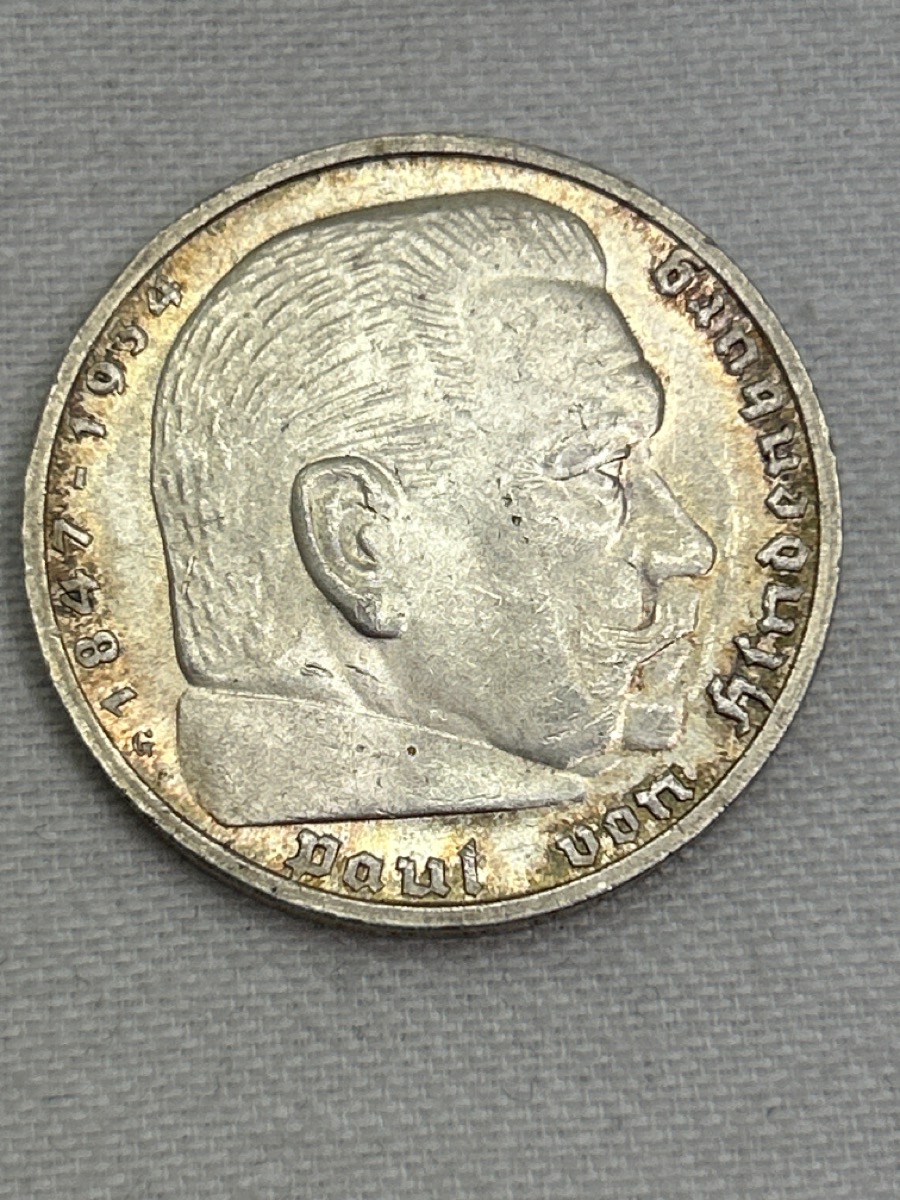 1935 Germany 5 reichsmark Silver MS 1935 G For parts or not working | Buya