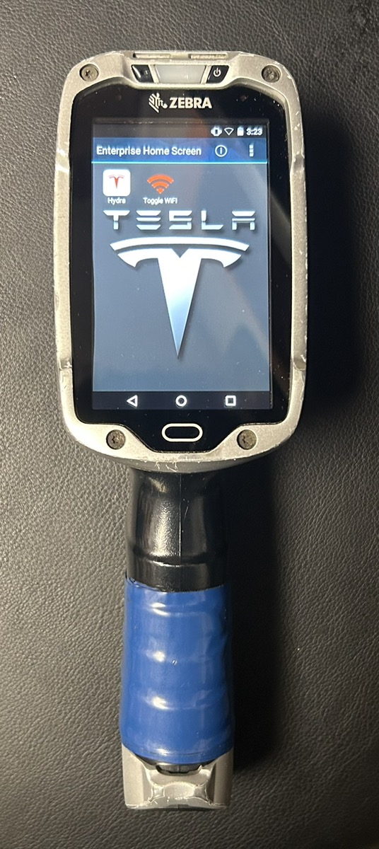 ZEBRA TC8000 TOUCHSCREEN MOBILE COMPUTER HANDHELD SCANNER W/ TESLA ...