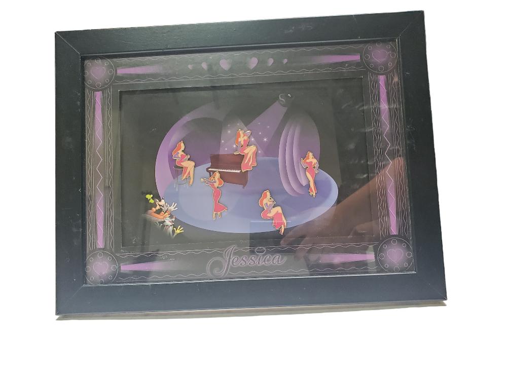 Disney Jessica Rabbit Scenes Of Jessica Framed Pins Very Good | Buya