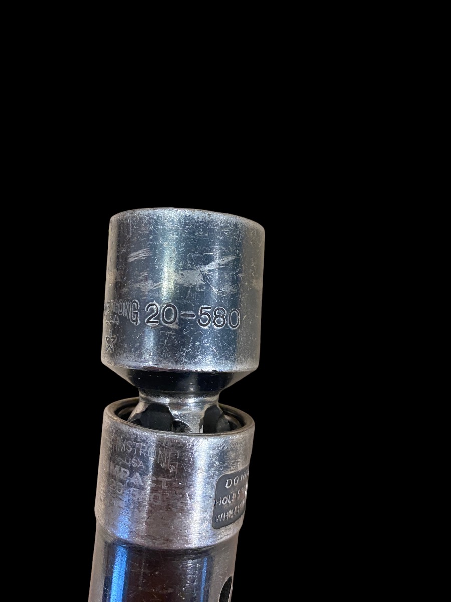 ARMSTRONG 1/2 DRIVE 15/16 SAE SWIVEL UNIVERSAL WOBBLE 6 PT IMPACT ...