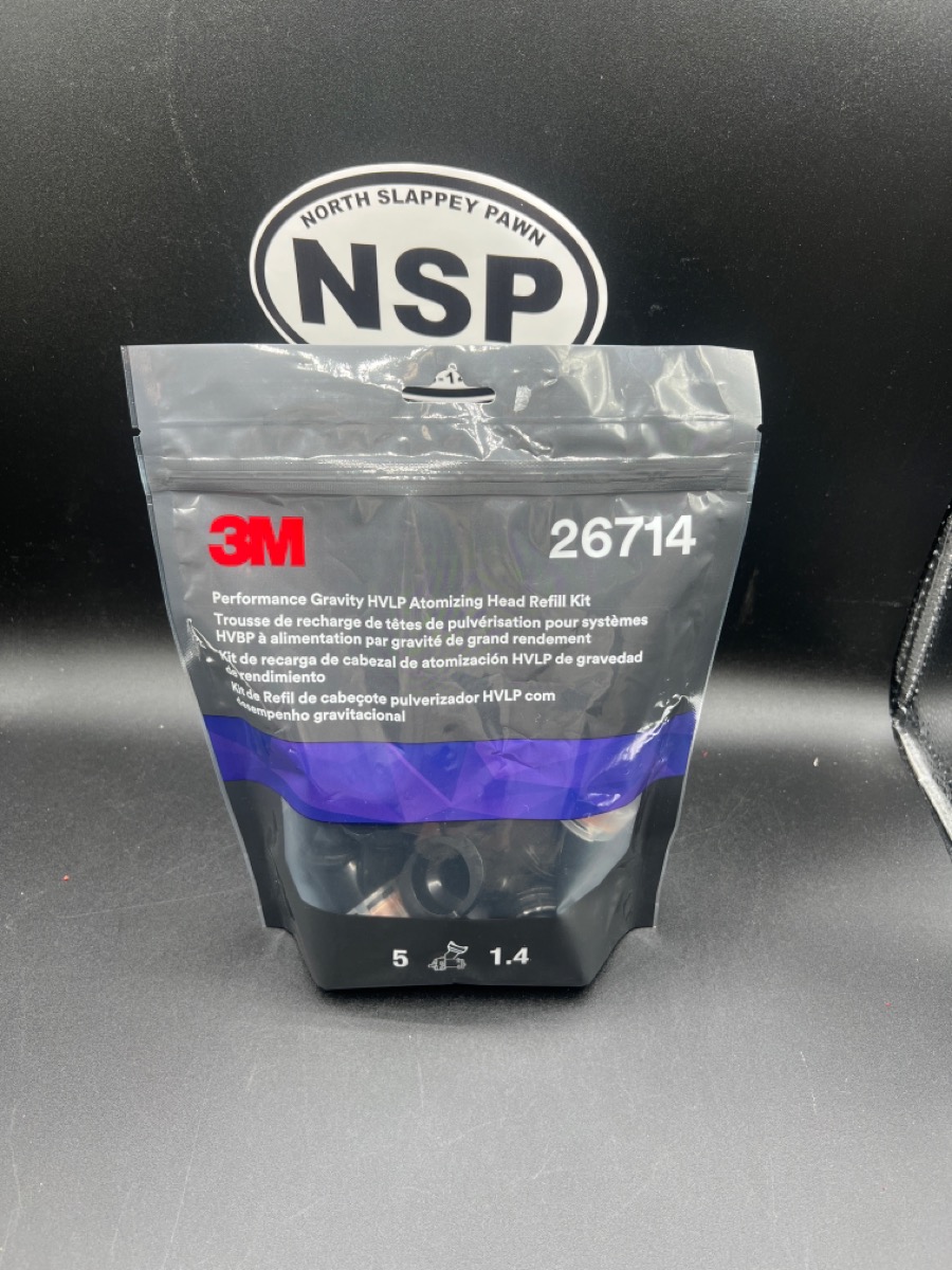 3M Performance Gravity HVLP Atomizing Head Refill Kit AKY Brand New | Buya