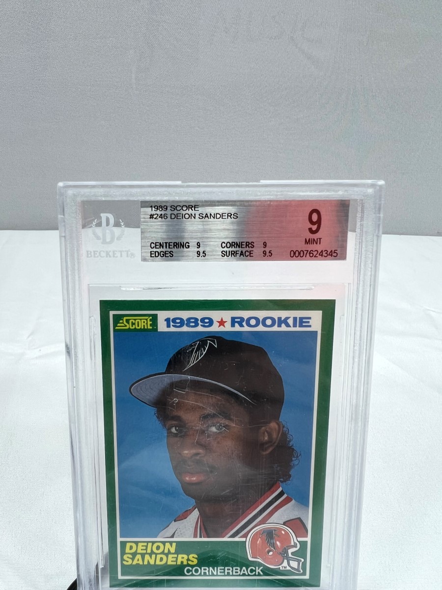 DEION SANDERS FOOTBALL CARD Good | Buya