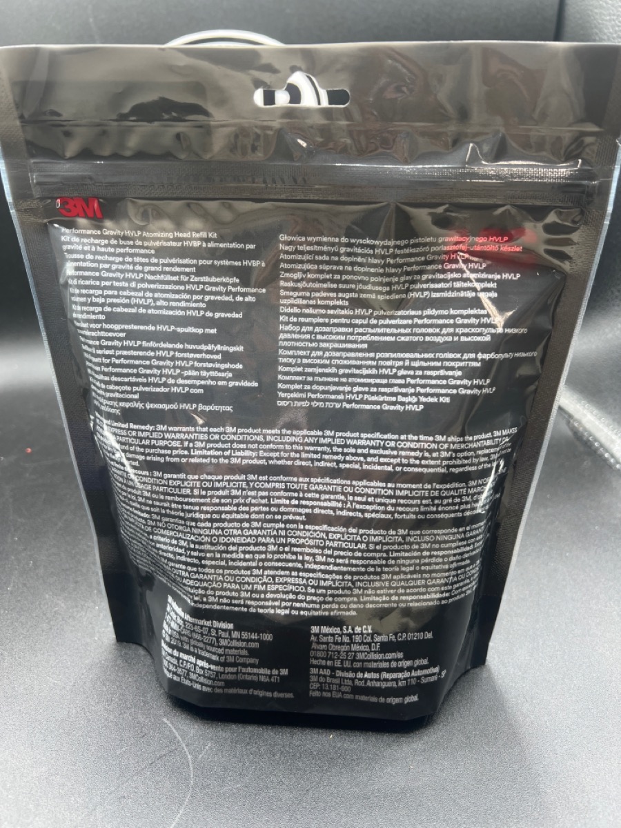 3M Performance Gravity HVLP Atomizing Head Refill Kit AKY Brand New | Buya