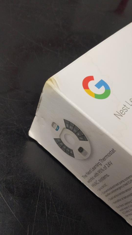 Google T3008US Nest Pro Programmable Thermostat Stainless Steel 3rd ...