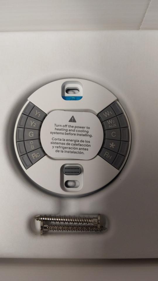 Google T3008US Nest Pro Programmable Thermostat Stainless Steel 3rd ...