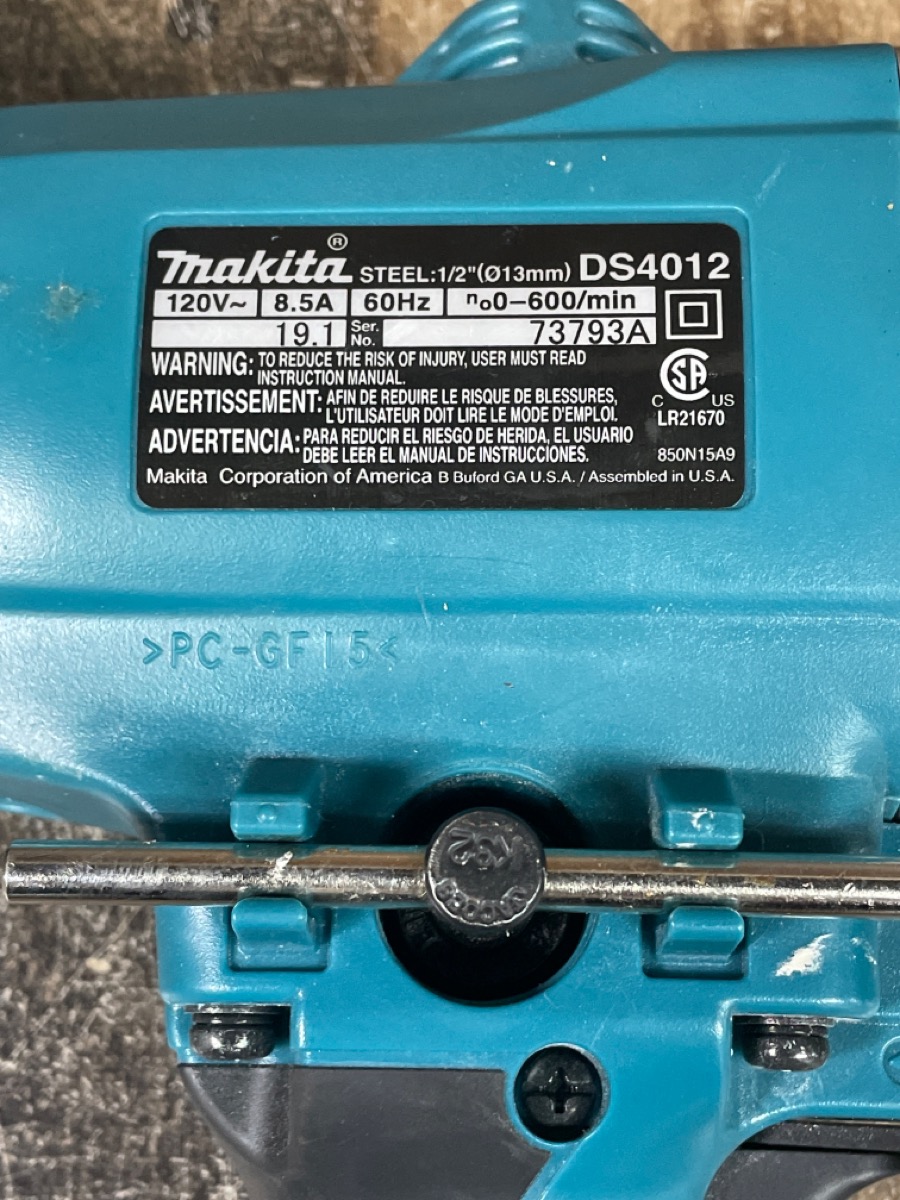 MAKITA DS4012 CORDED 8.5 AMP SPADE HANDLE DRILL Good | Buya