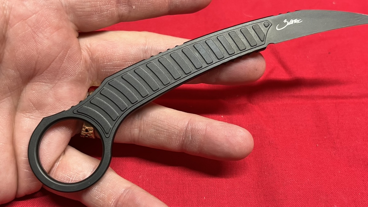 Microtech/Bastinelli Creations 215-1DLCS Signature Series Feather Fixed ...