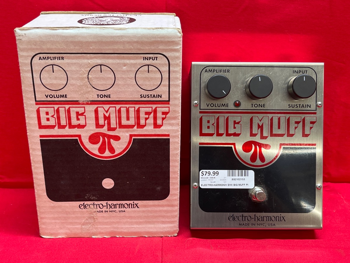 Electro-Harmonix EHX Big Muff Pi Distortion Sustain Fuzz Guitar Effects ...