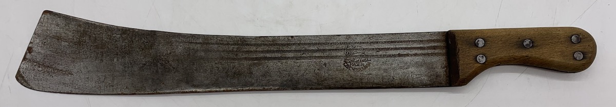 VINTAGE LION LOGO 24 INCH MACHETE MADE IN CZECHOSLOVAKIA WWII ERA Good ...