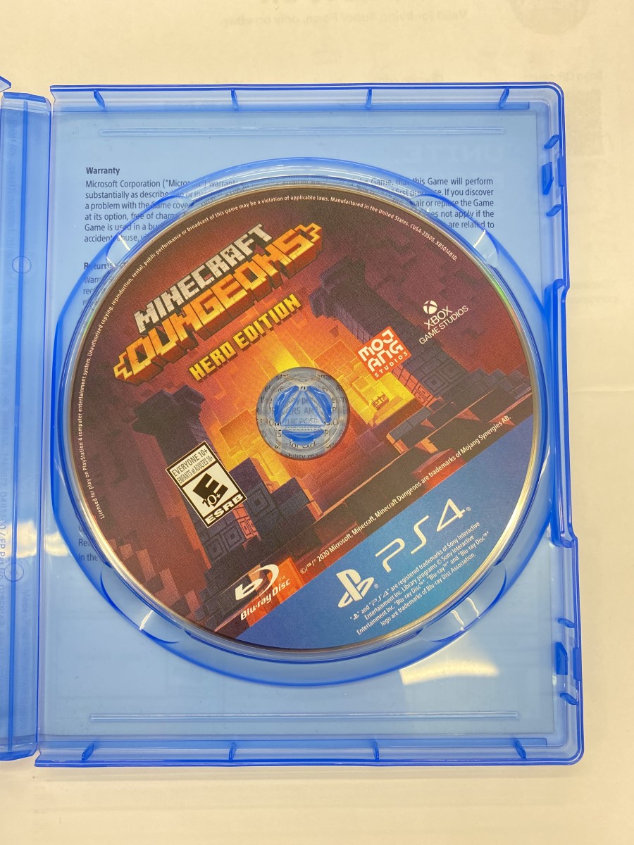 SONY PLAYSTATION 4 GAME: MINECRAFT DUNGEONS HERO EDITION Very Good | Buya