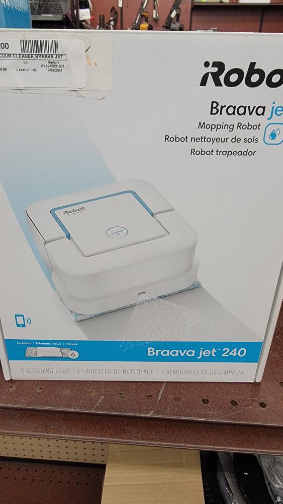 IROBOT BRAAVA JET 240 Brand New | Buya
