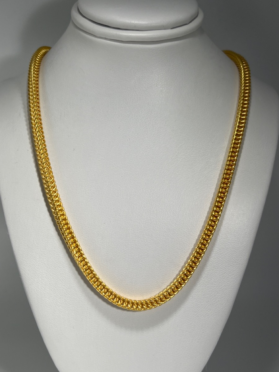 16" Gold Box Chain 22K Yellow Gold 22.6g Pre-owned | Carson Jewelry ...